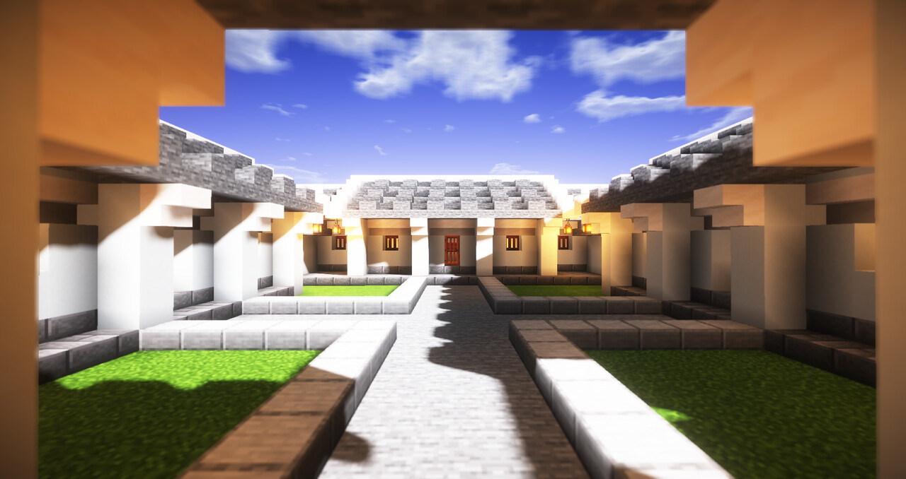 Chinese Siheyuan (1:1 Scale) Minecraft Map