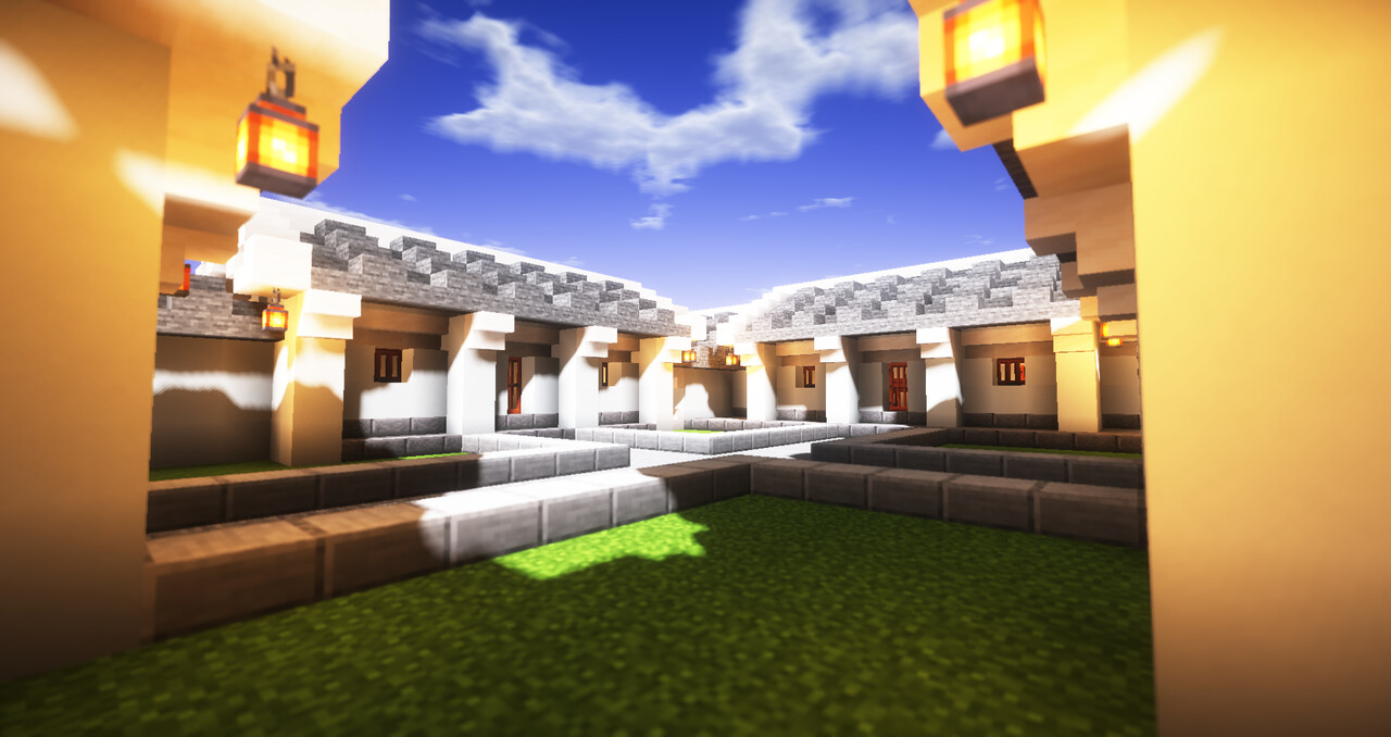 Chinese Siheyuan (1:1 Scale) Minecraft Map