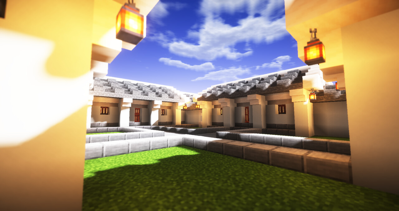 Chinese Siheyuan (1:1 Scale) Minecraft Map