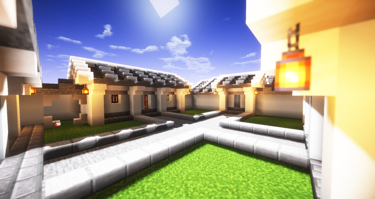 Chinese Siheyuan (1:1 Scale) Minecraft Map