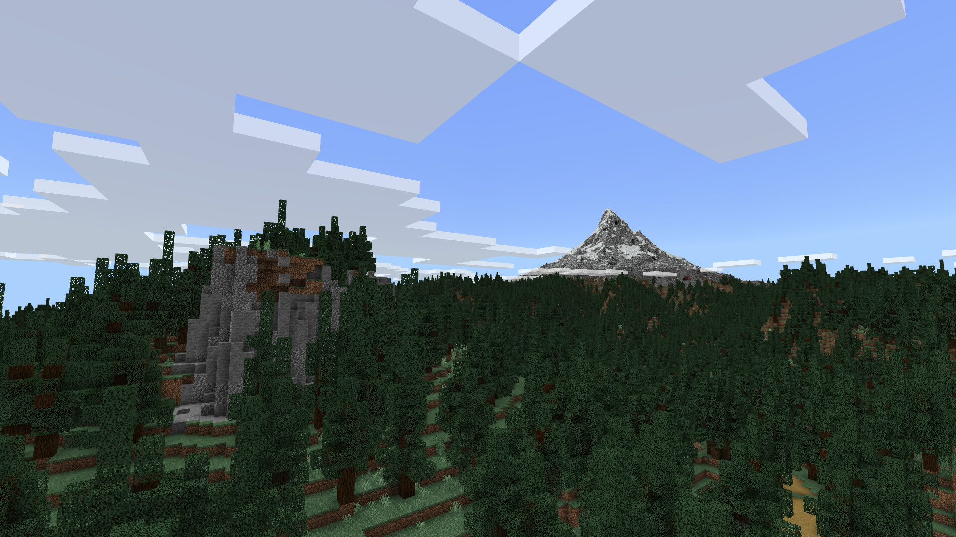 Mt Hood and custom regions (Java + Bedrock) Minecraft Map