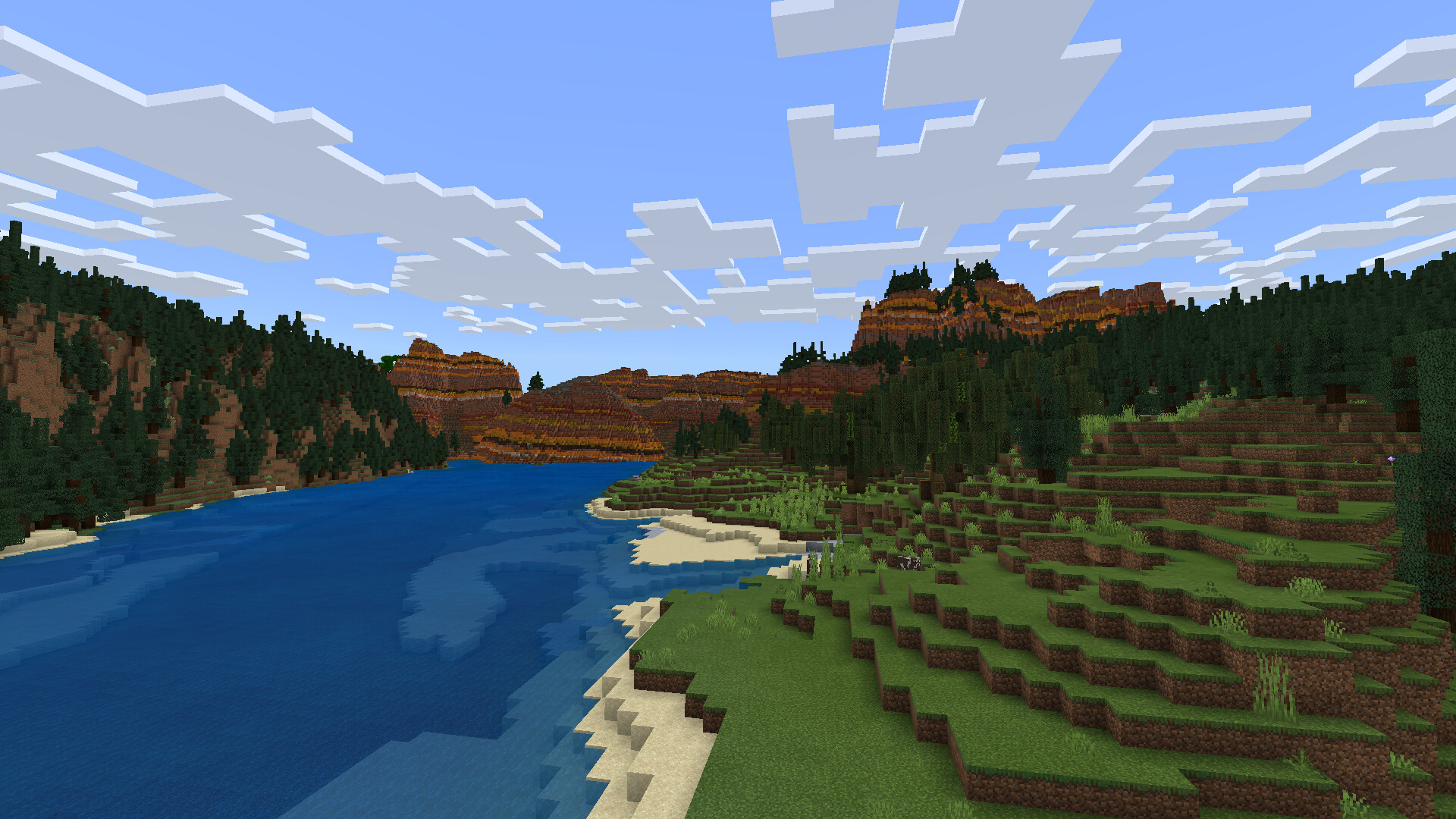 Mt Hood and custom regions (Java + Bedrock) Minecraft Map