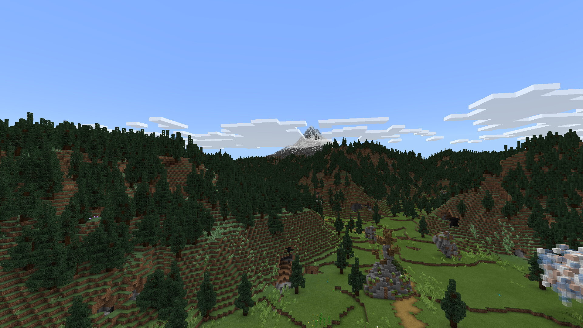 Mt Hood and custom regions (Java + Bedrock) Minecraft Map