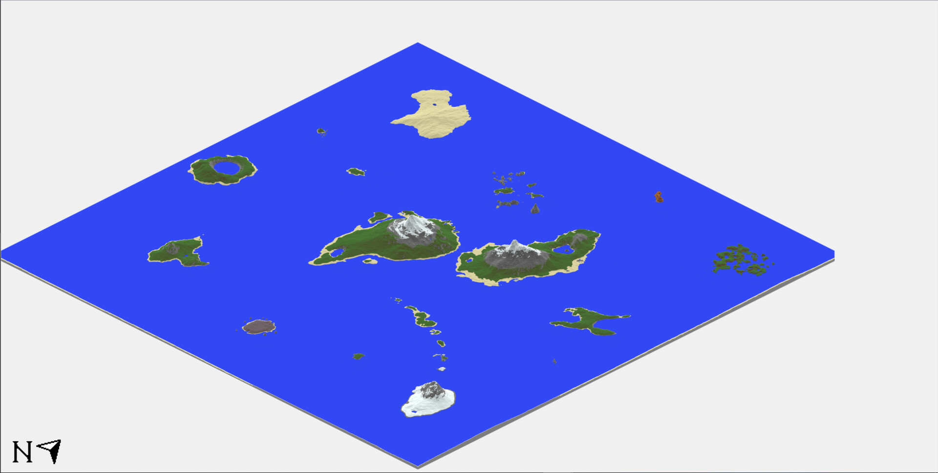 2000x2000 survival adventure map Minecraft Map