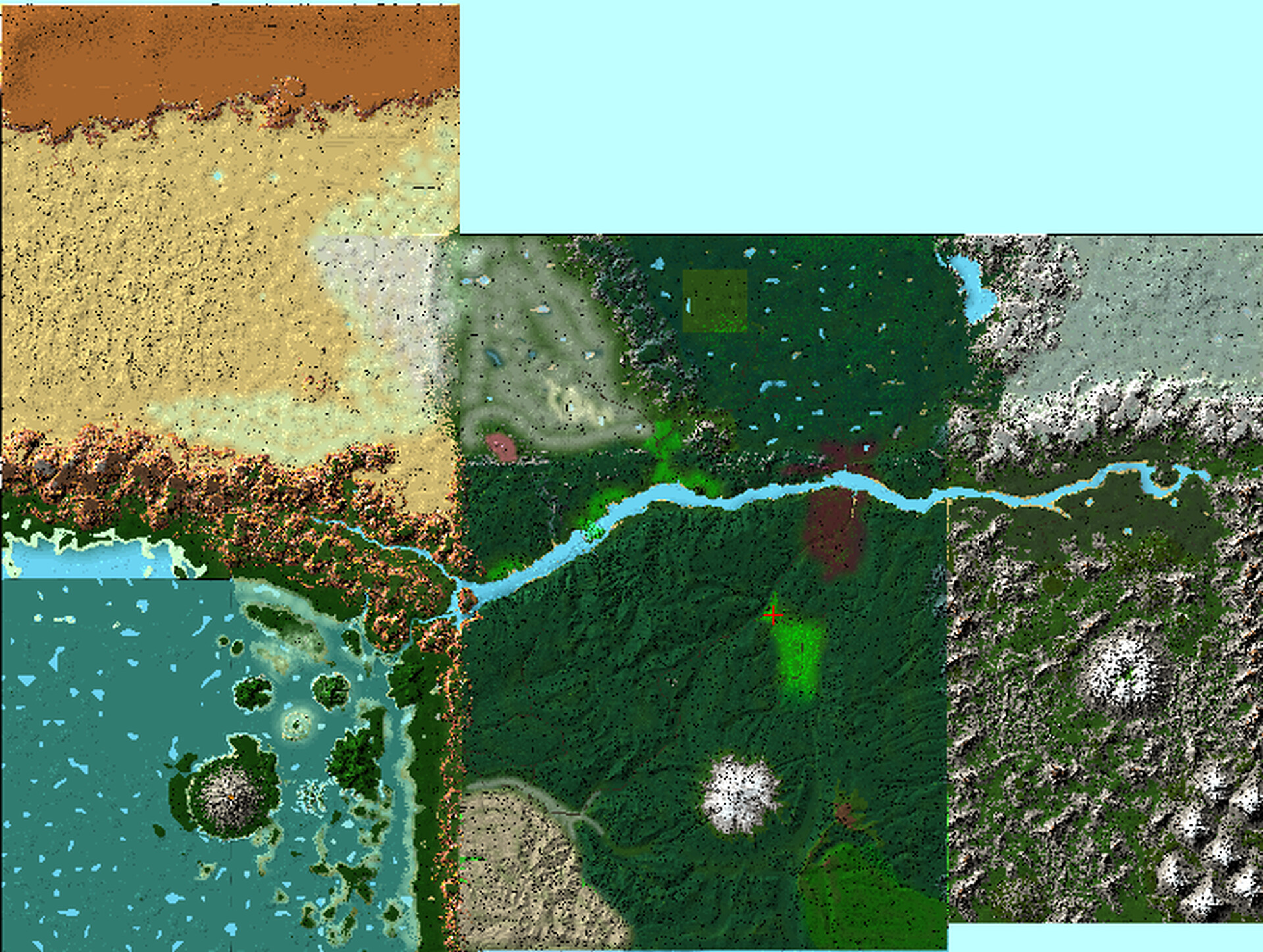 Mt Hood and custom regions (Java + Bedrock) Minecraft Map