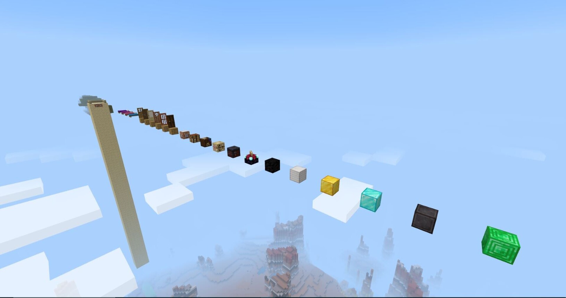 Parkourowa przygoda, Parkour adventure (Bedrock Edition) Minecraft Map