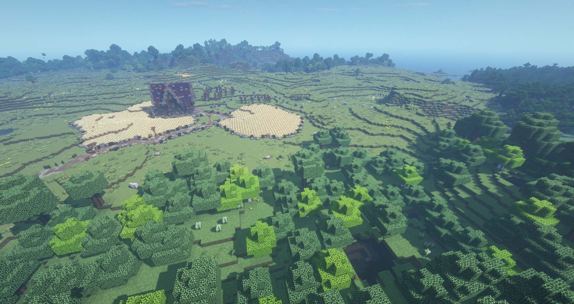 Fantasy medieval world Minecraft Map