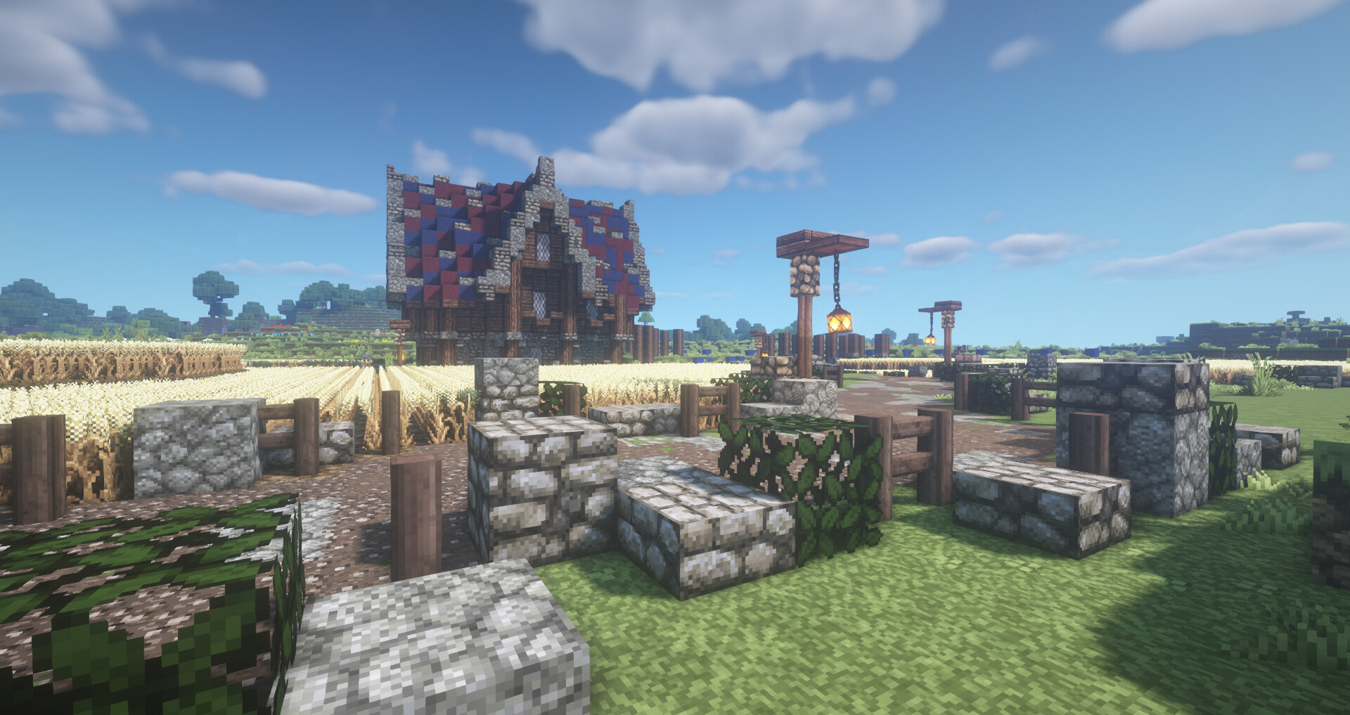 Fantasy medieval world Minecraft Map