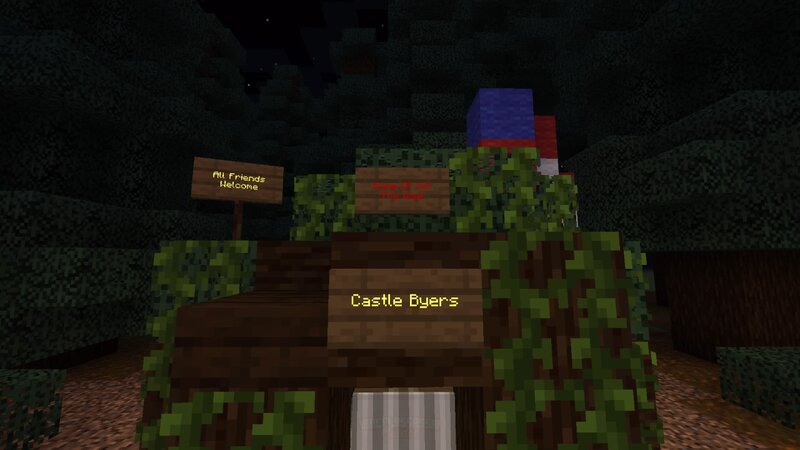 Castle Byers from Stranger Things! Minecraft Map