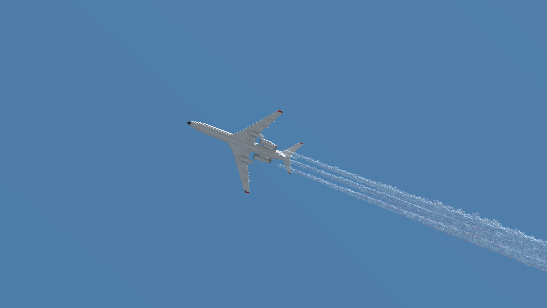 Soviet aircraft Tu-154M1. scale 3,45:1 Minecraft Map