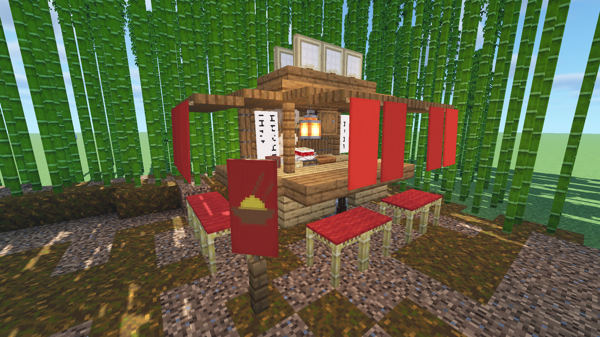 Japanese Ramen Cart Minecraft Map