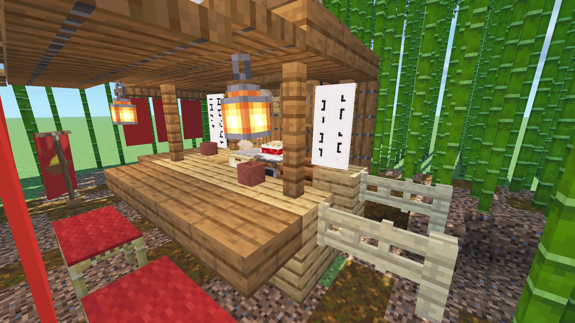 Japanese Ramen Cart Minecraft Map