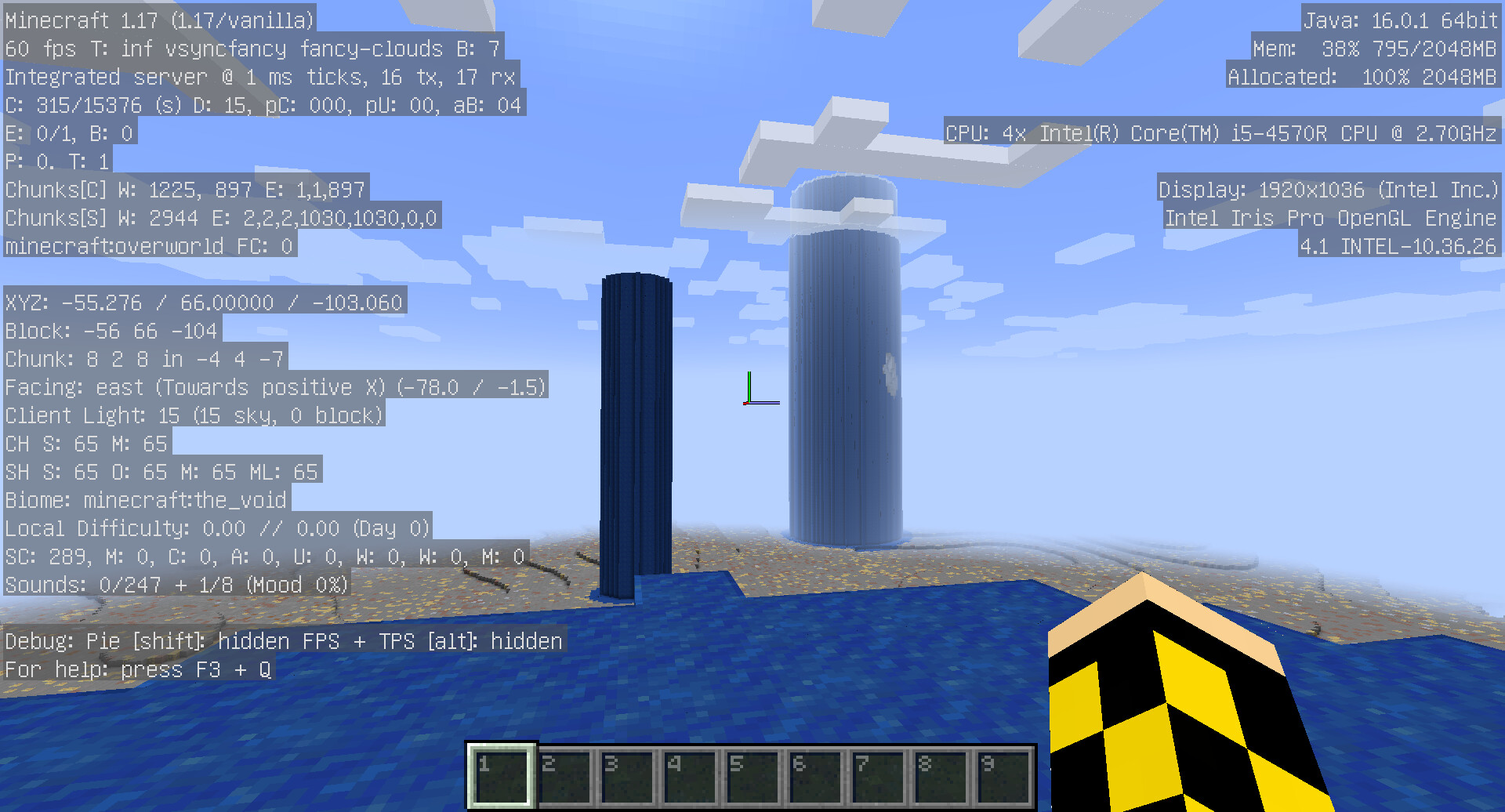 Blue Towers Biome World Minecraft Map