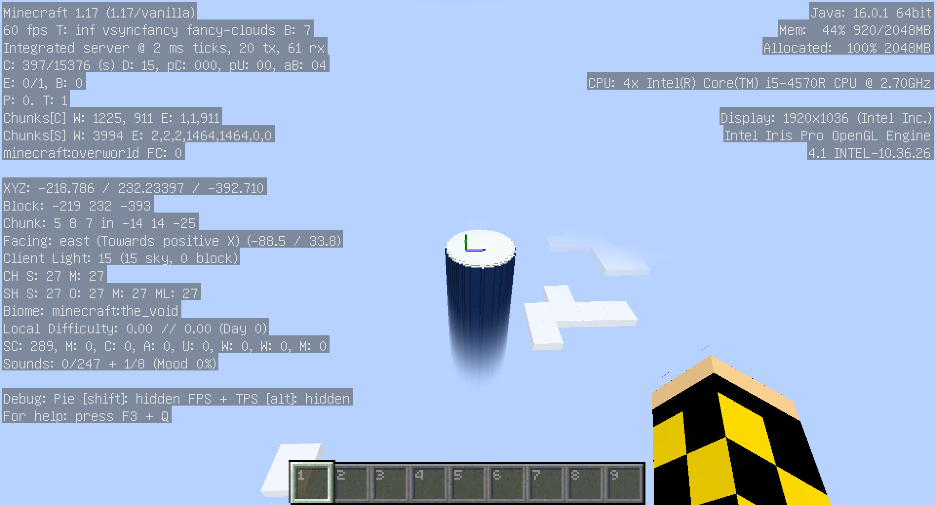 Blue Towers Biome World Minecraft Map