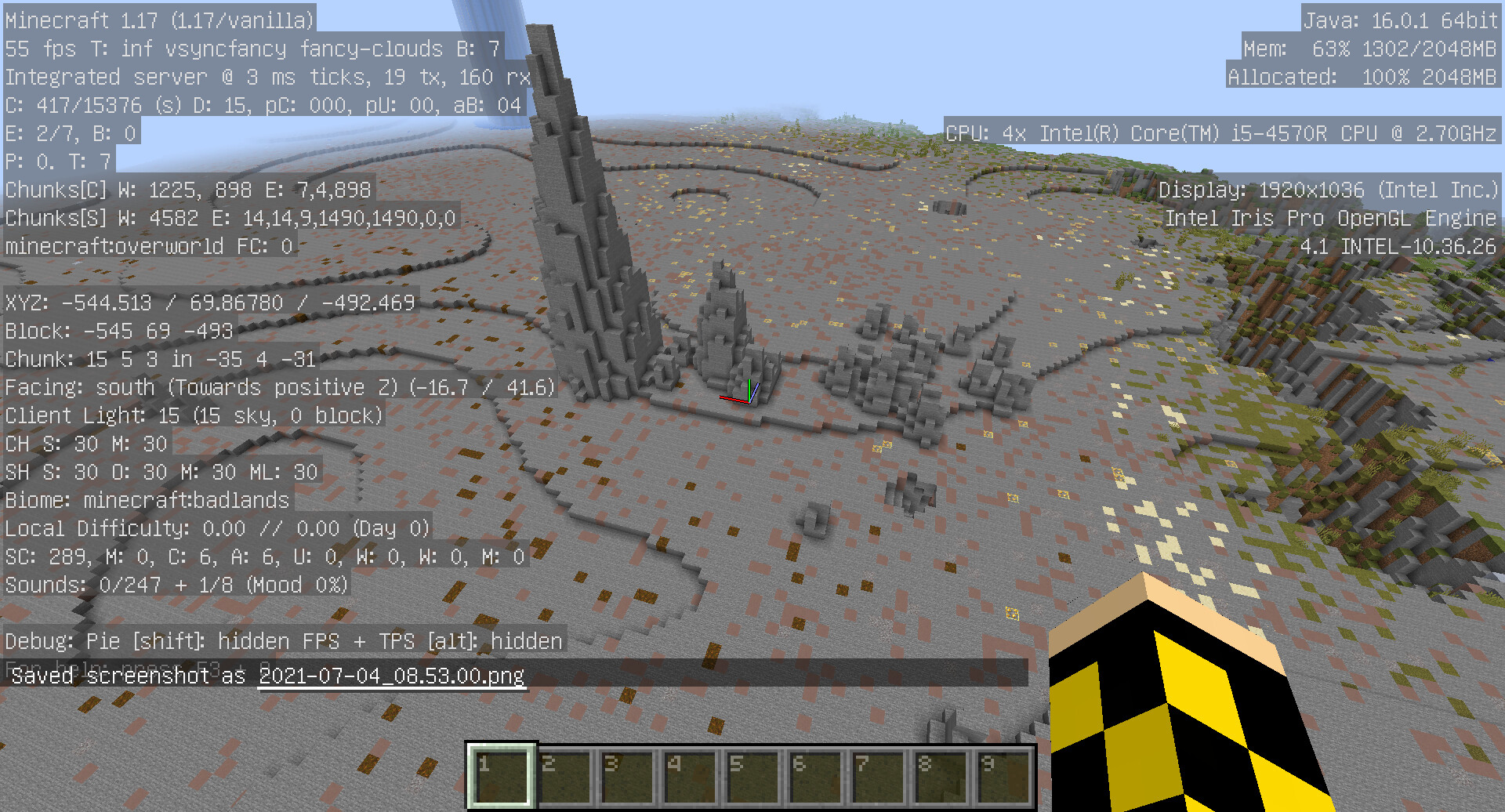 Blue Towers Biome World Minecraft Map