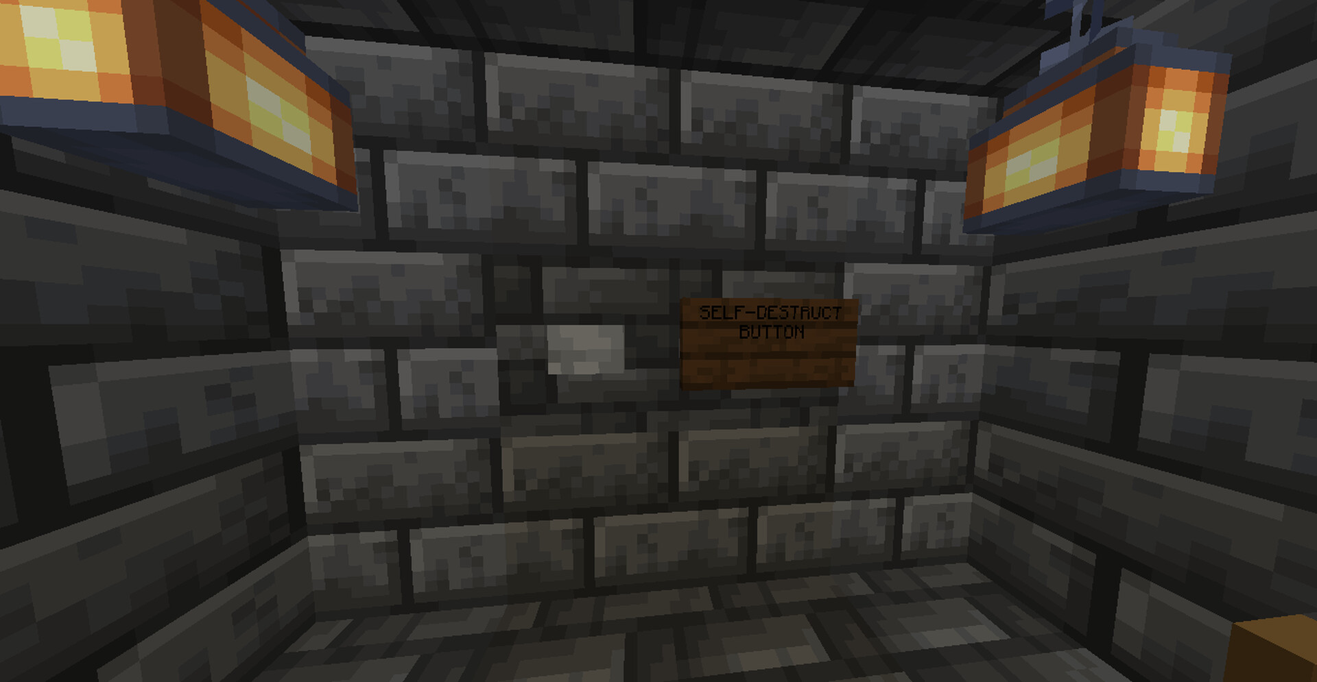 Self Destructing Bunker Example Minecraft Map