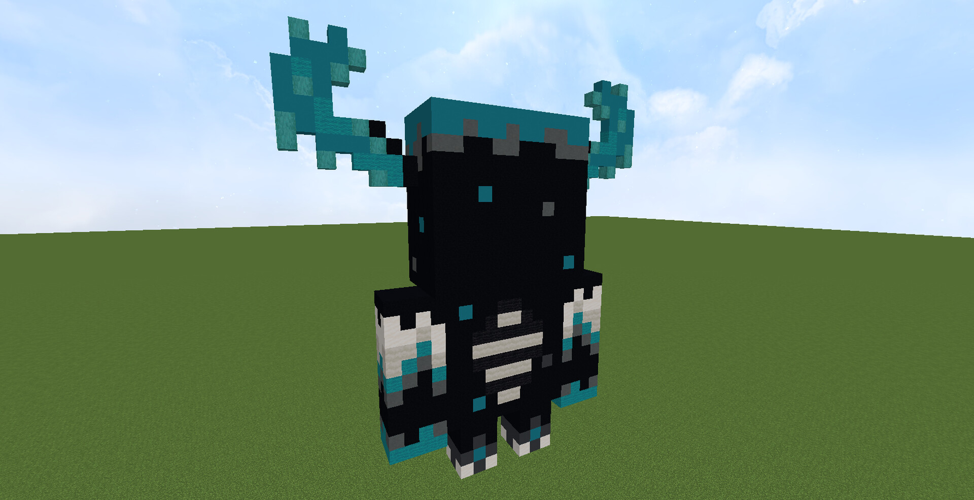 Tiny warden statue Minecraft Map