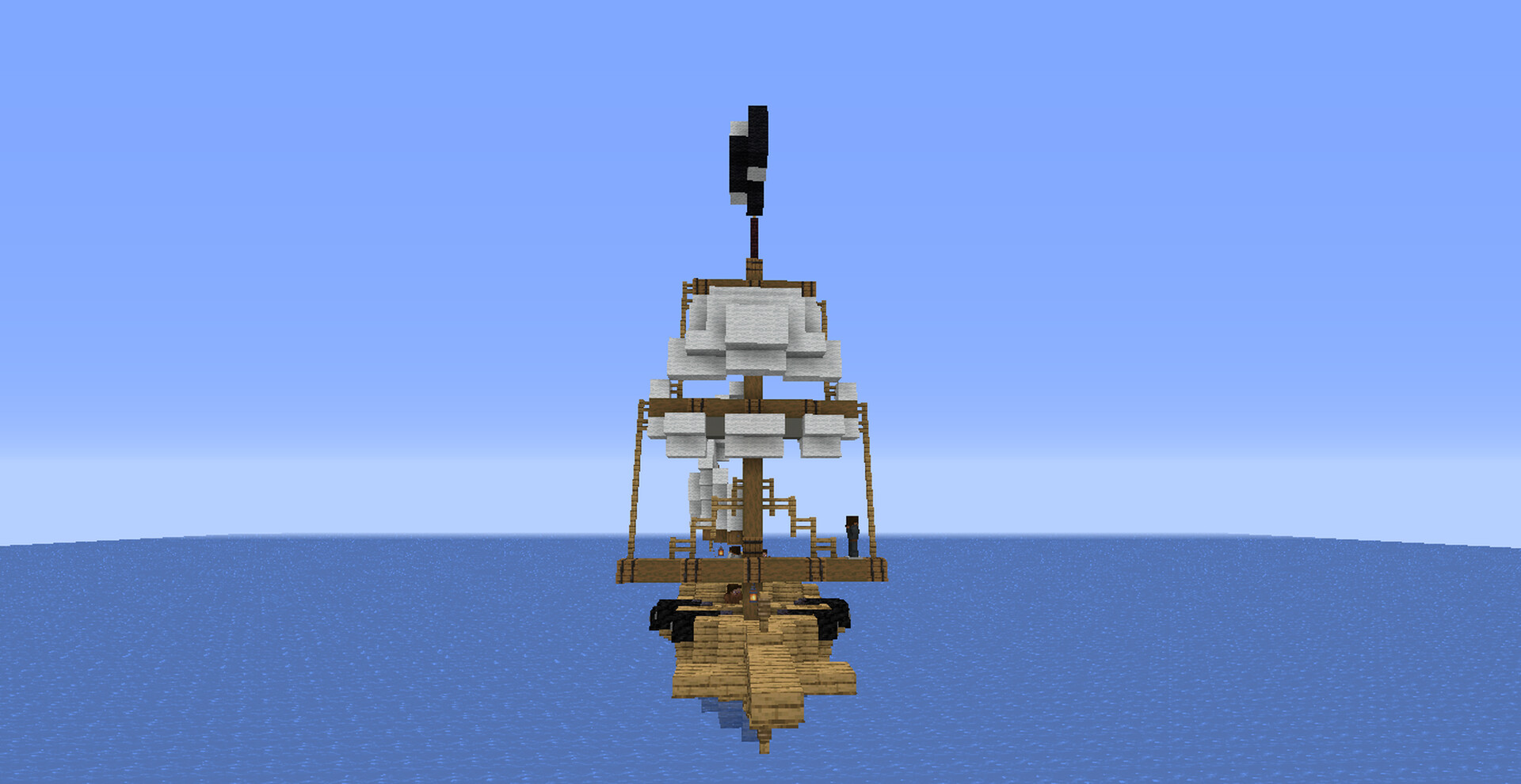 barco pirata meio grande Minecraft Map
