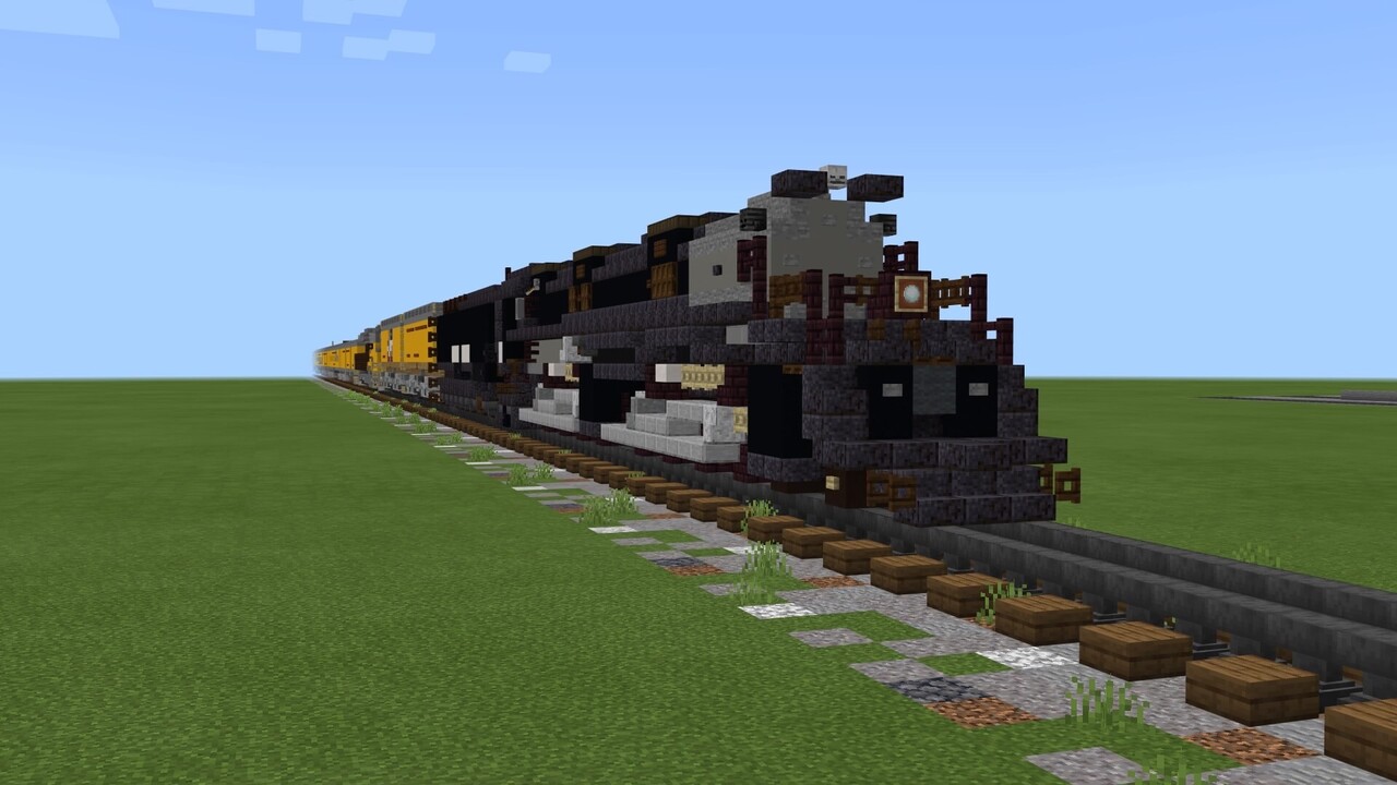 Union Pacific 4884-1 4-8-8-4 Big Boy 4014 Minecraft Map