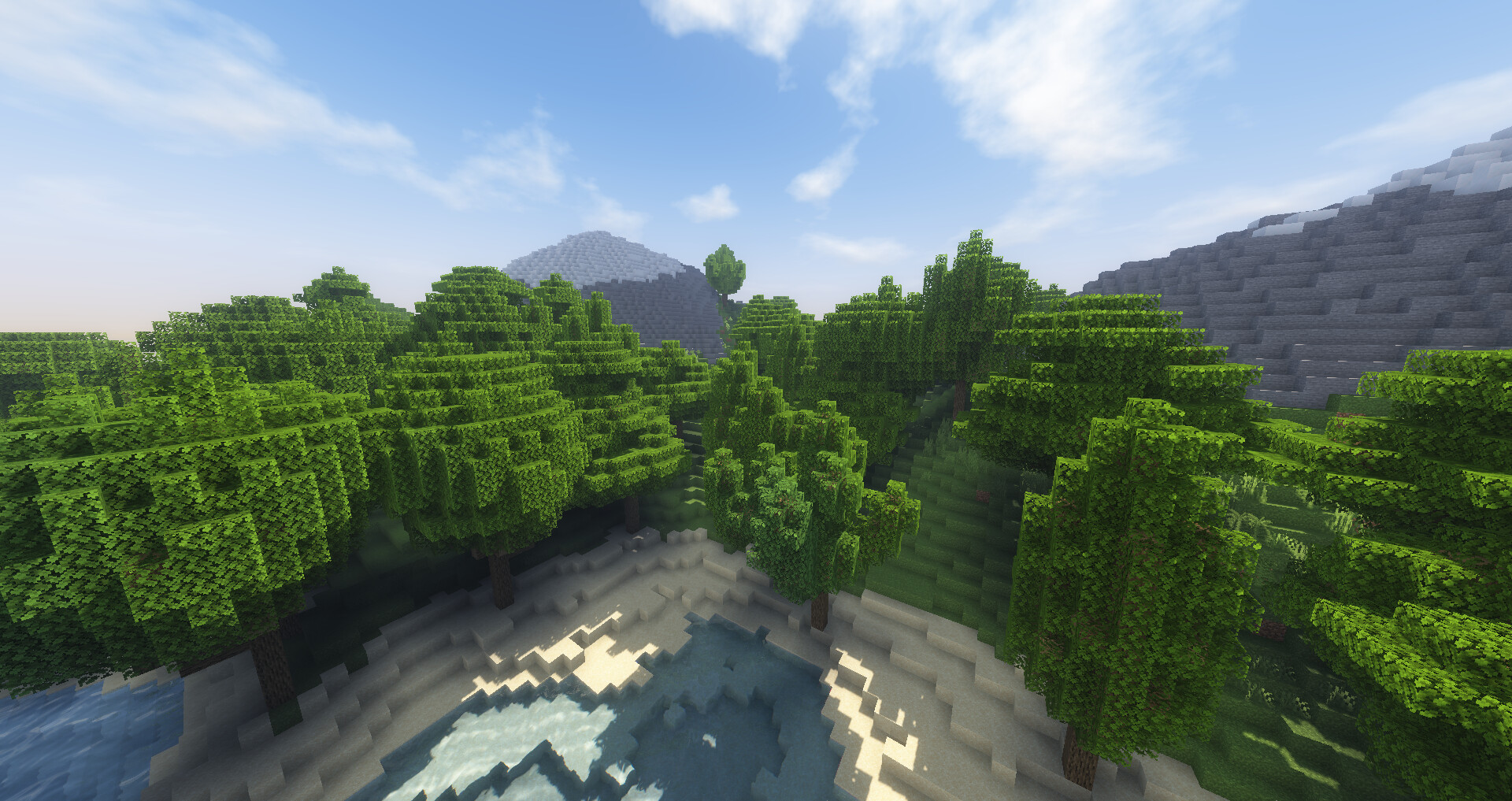 Custom Terrain Survival World! Minecraft Map