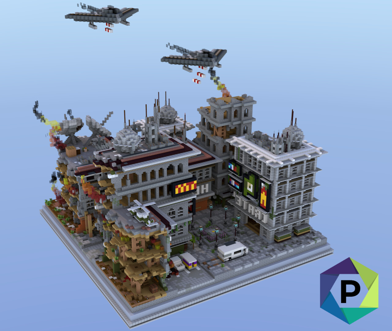 Warzone Hub | 1.8+ Minecraft Map