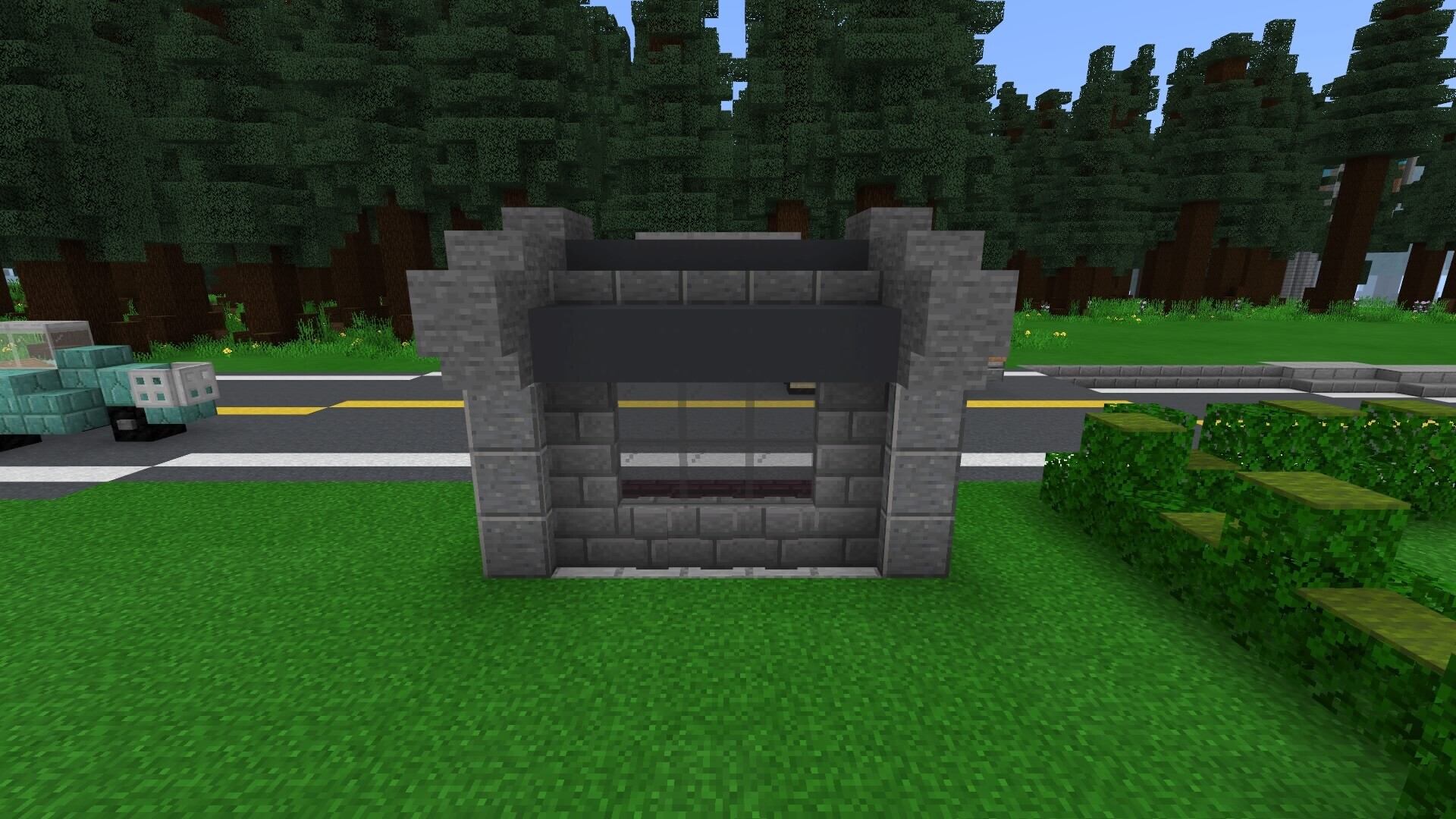 Fallout 4 Bus Stop Minecraft Map