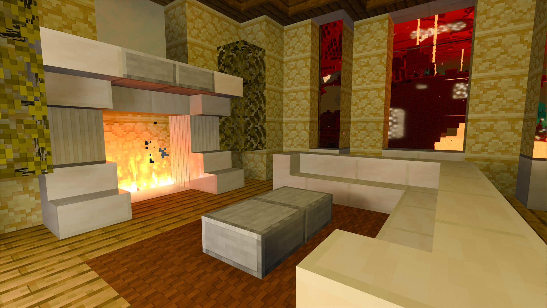 the nether mansion Minecraft Map