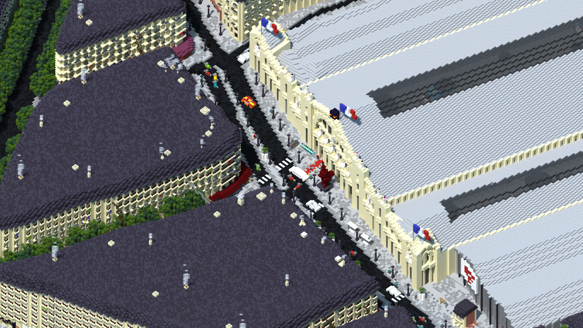 Rebuild Paris in 24 hours (event FuzeIII) Minecraft Map