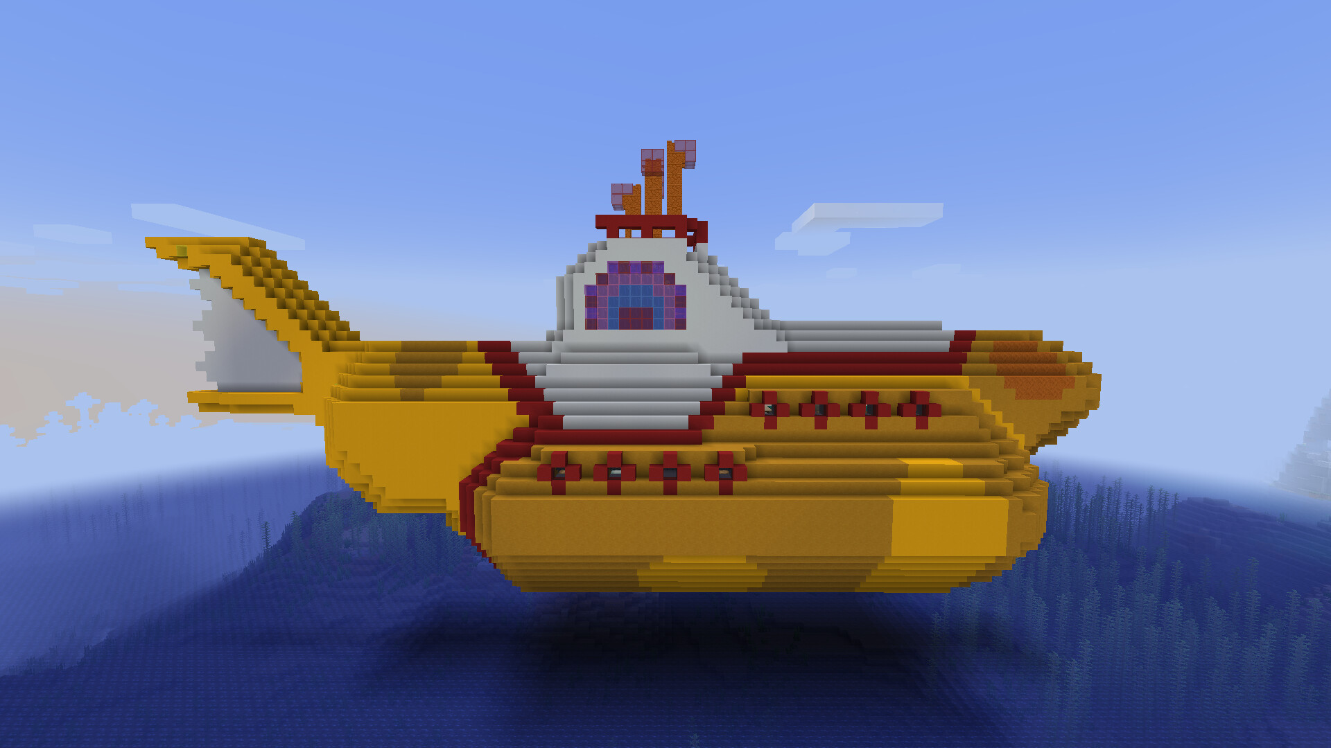 The Beatles - Yellow Submarine (Caves 'n Cliffs Minecraft Map ...