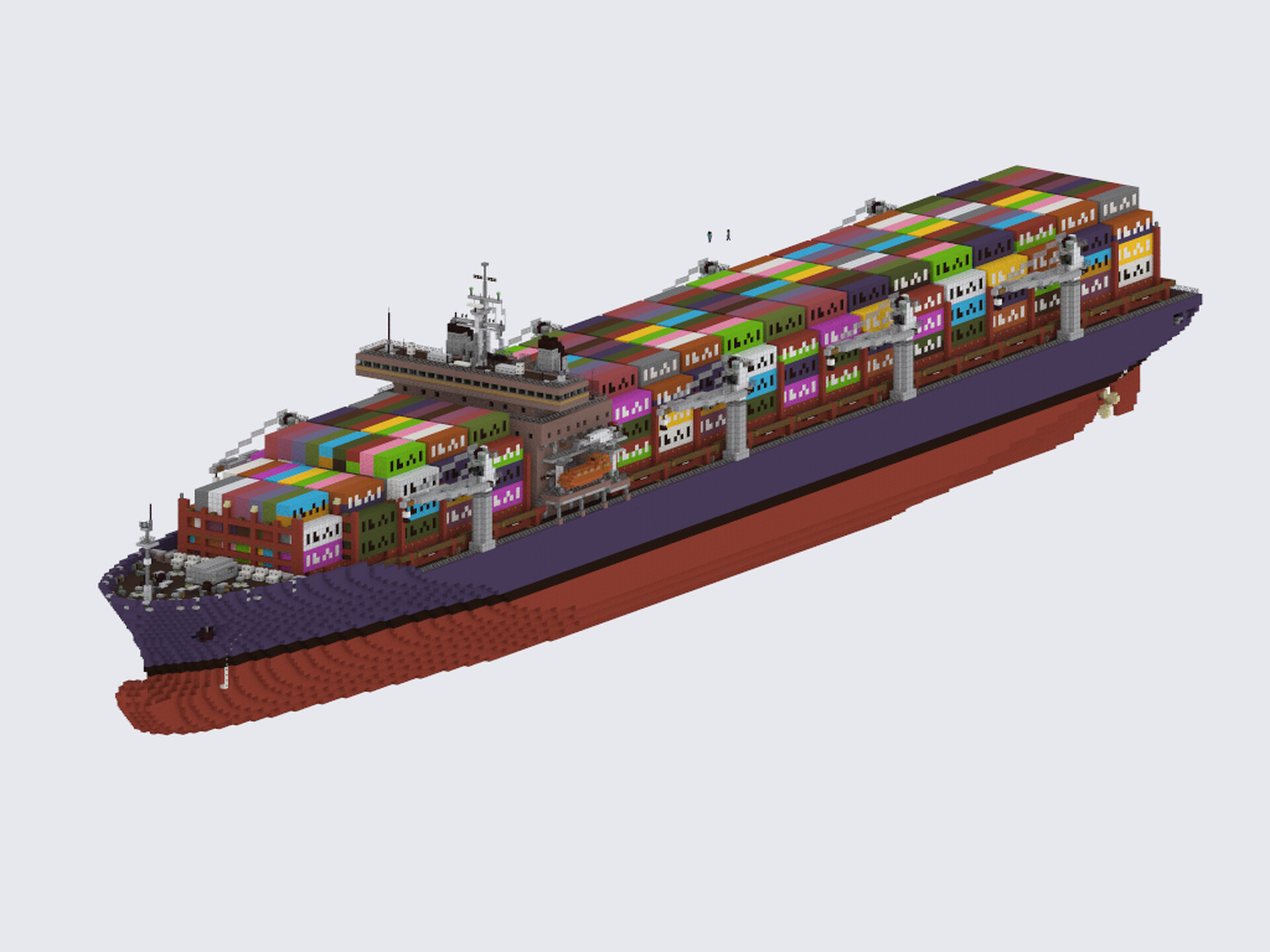 Fictional Container Ship - Helena Class Minecraft Map
