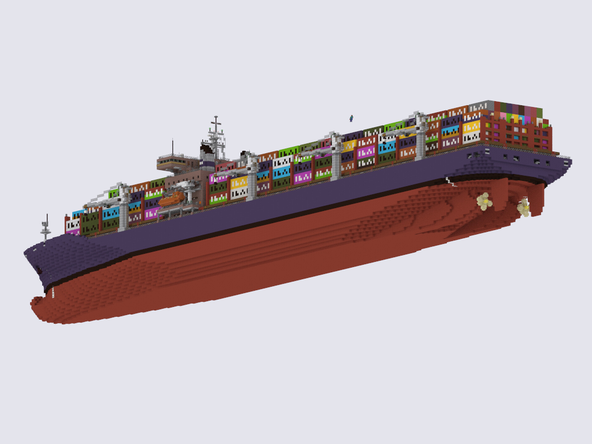 Fictional Container Ship - Helena Class Minecraft Map