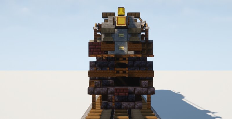 1.5:1 Scale Union Pacific 9000 Series Steam Locomotive Minecraft Map
