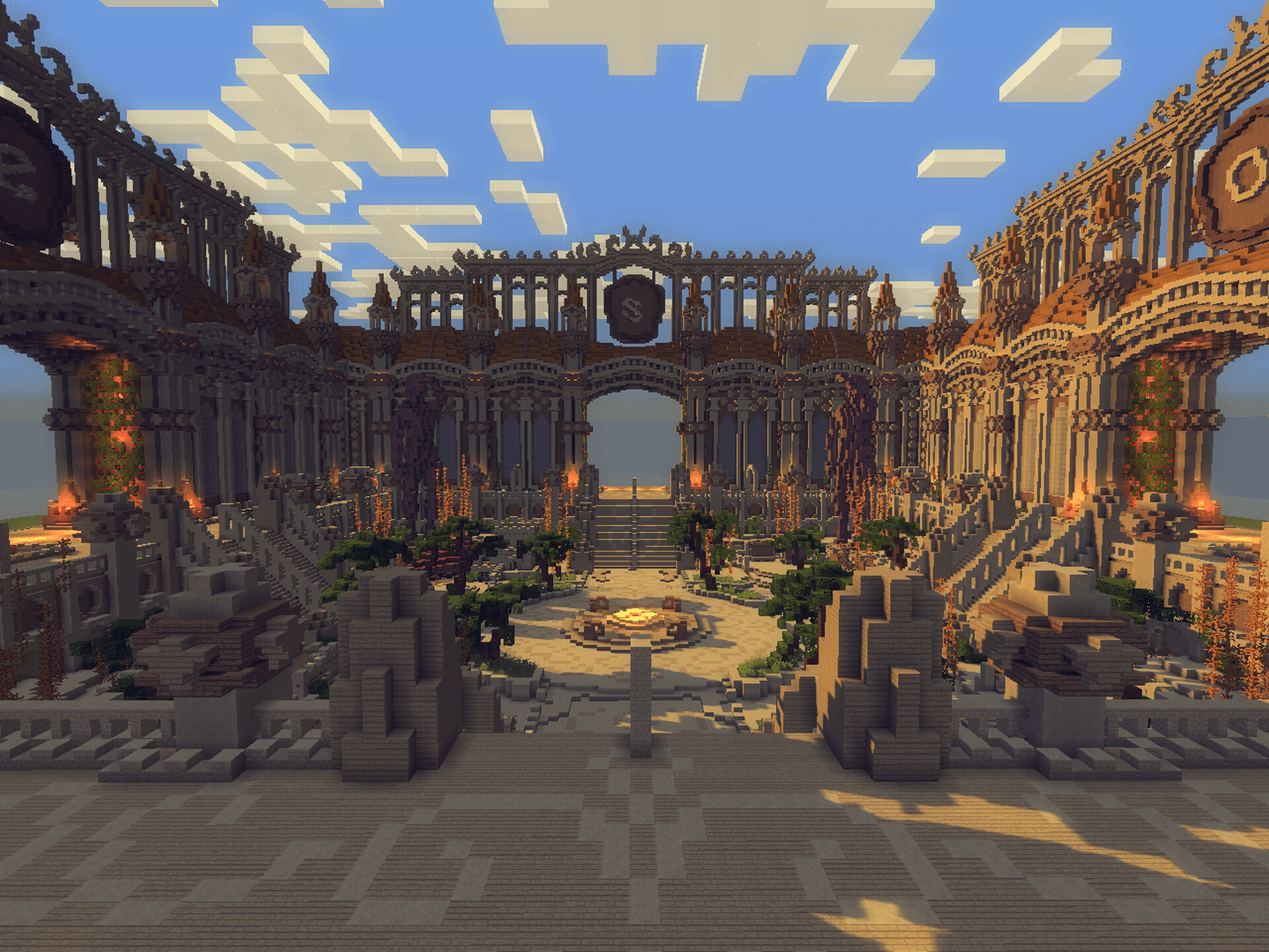 Desert Minecraft Faction Spawn Minecraft Map