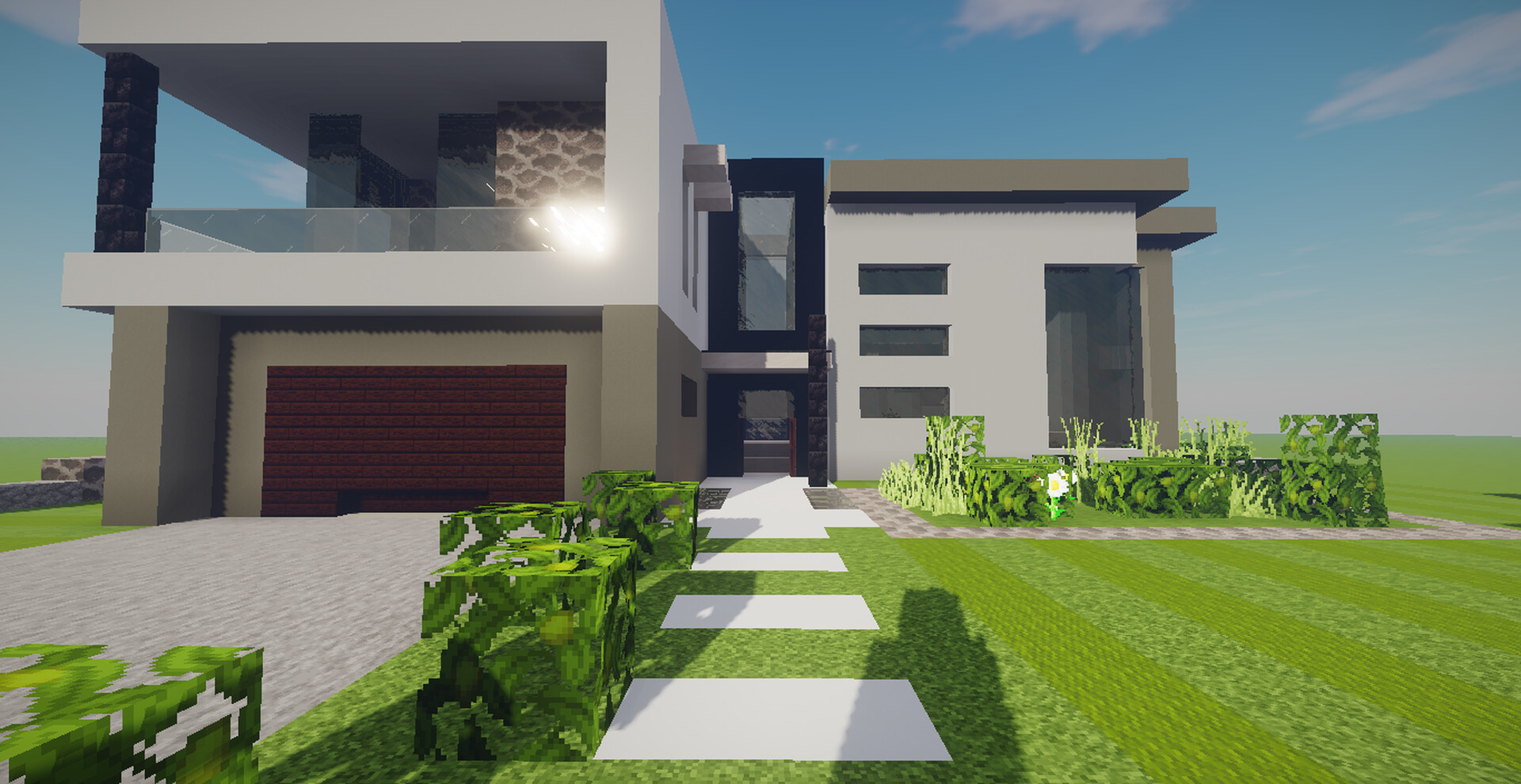 Modern House #69 Map + Schematics Minecraft Map