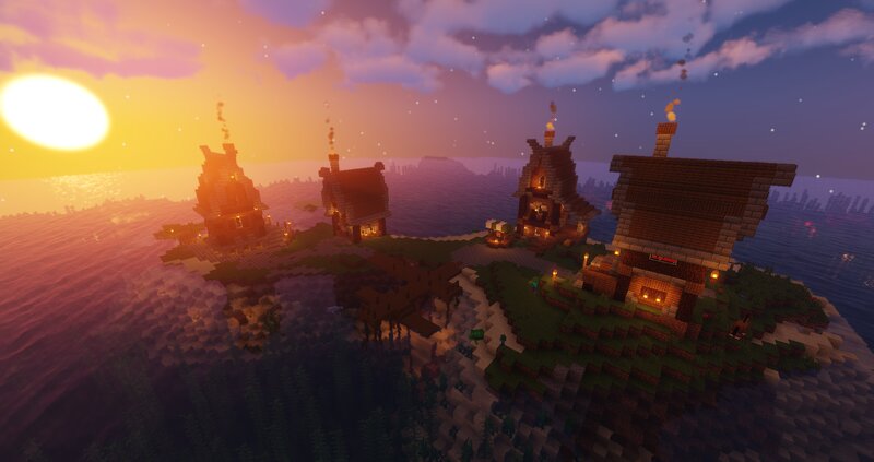 Small Island village Minecraft Map