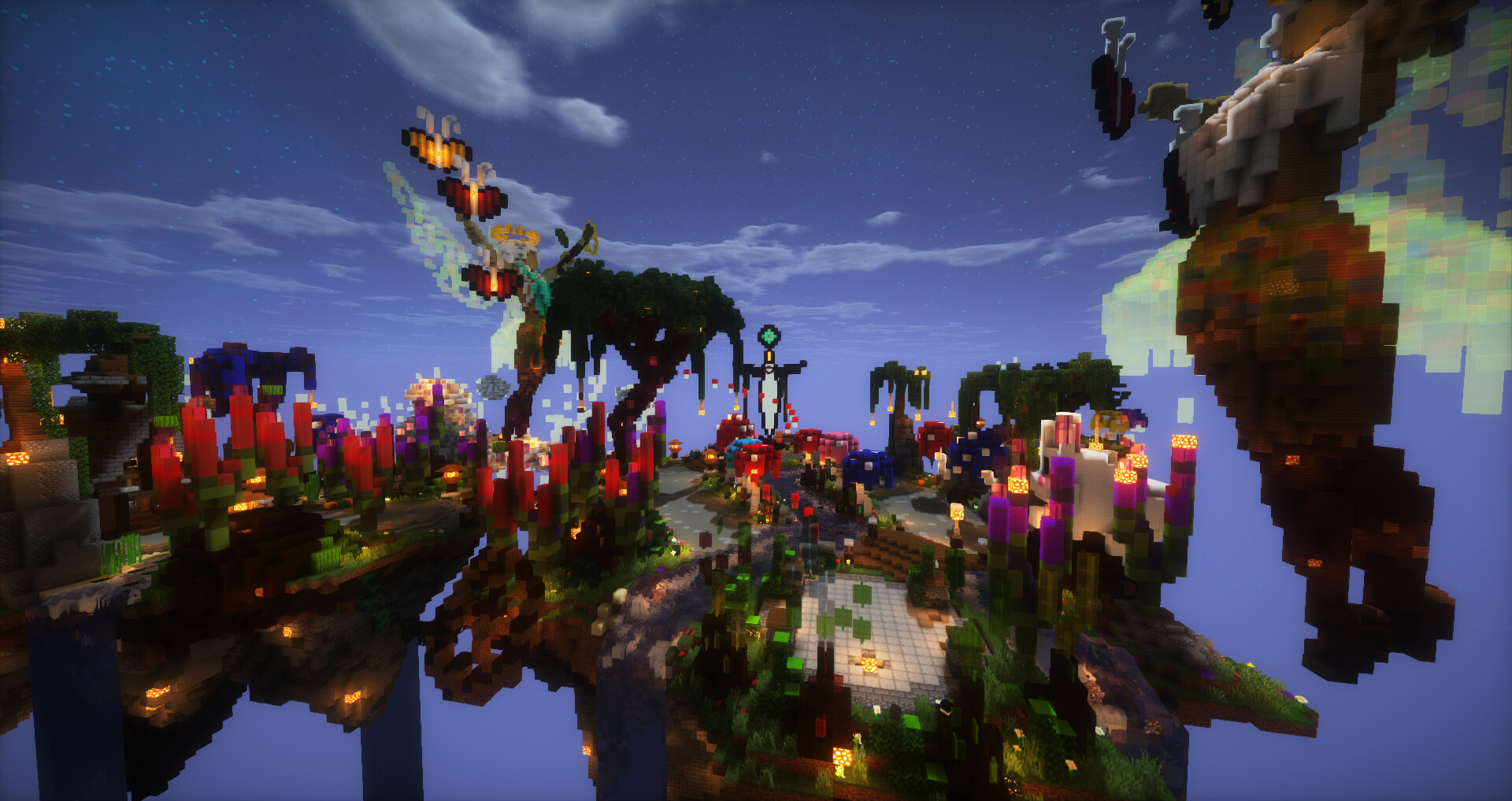 Server hub - Fantasy Themed Minecraft Map