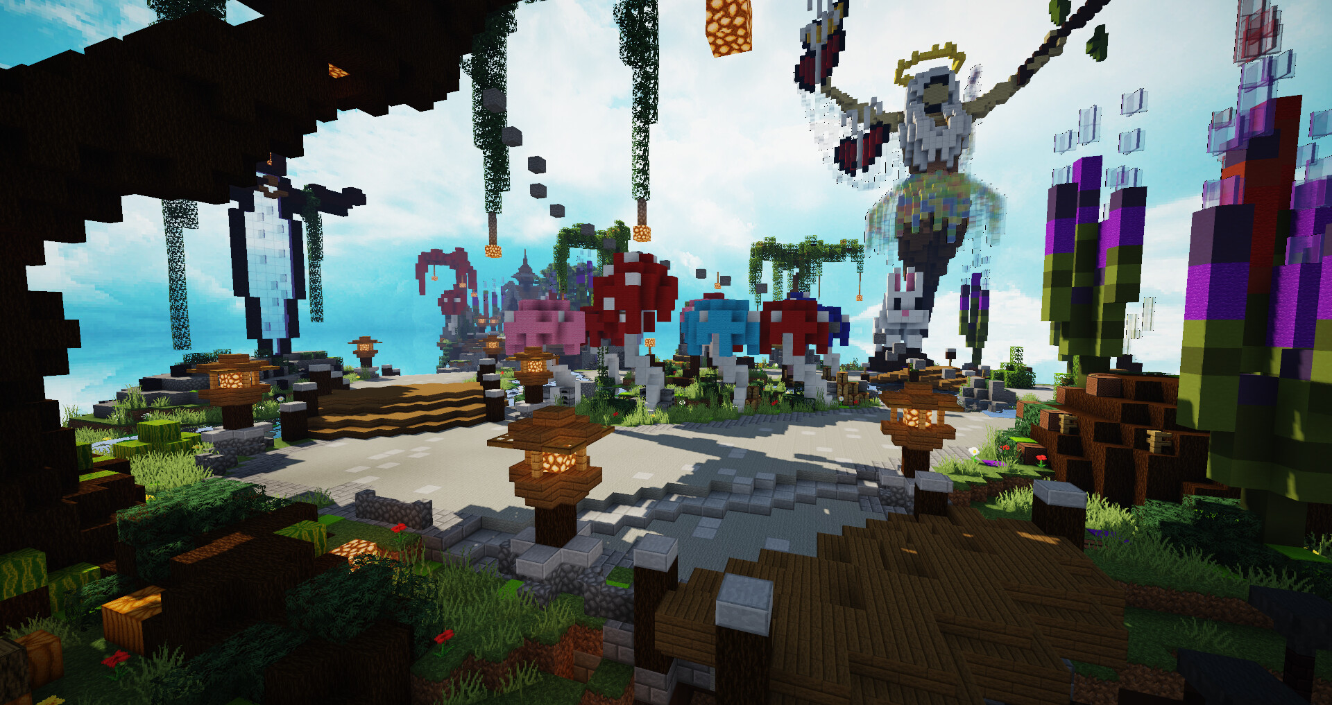 Server hub - Fantasy Themed Minecraft Map