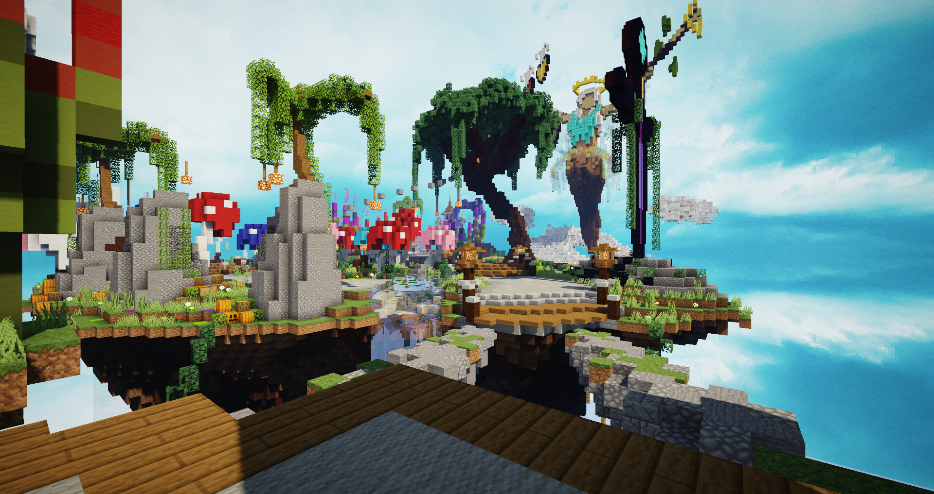 Server hub - Fantasy Themed Minecraft Map