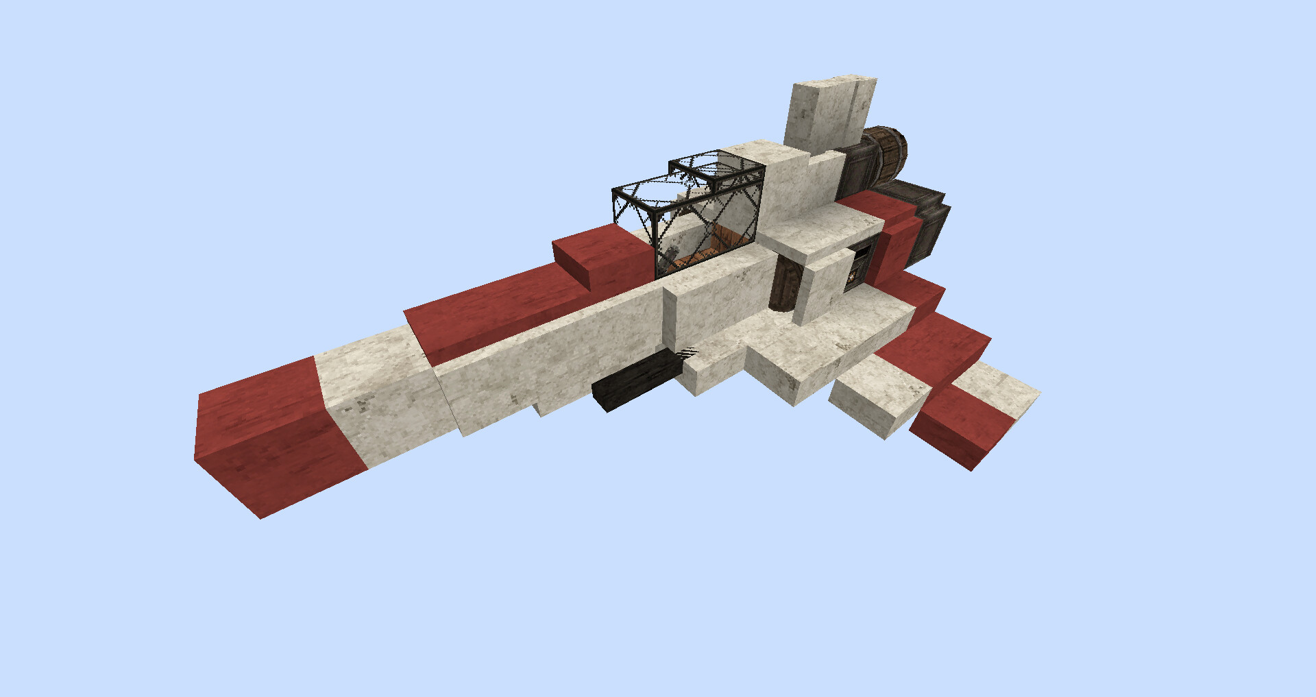 Battlestar Galactica Viper With Download #WeAreConquest Minecraft Map