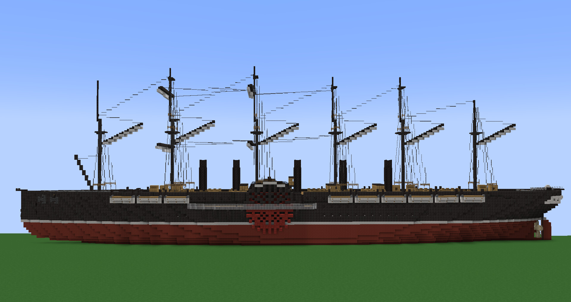 SS Great Eastern - Ocean Liner + Timelapse Minecraft Map