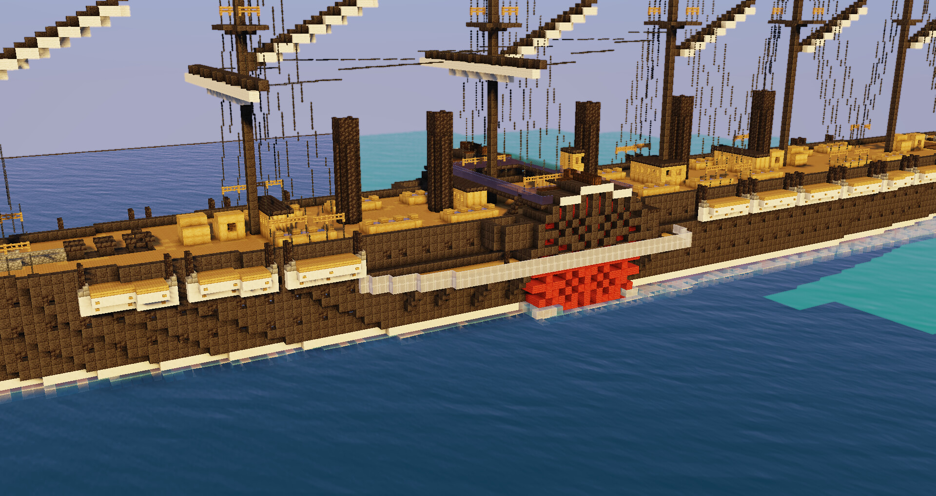 SS Great Eastern - Ocean Liner + Timelapse Minecraft Map