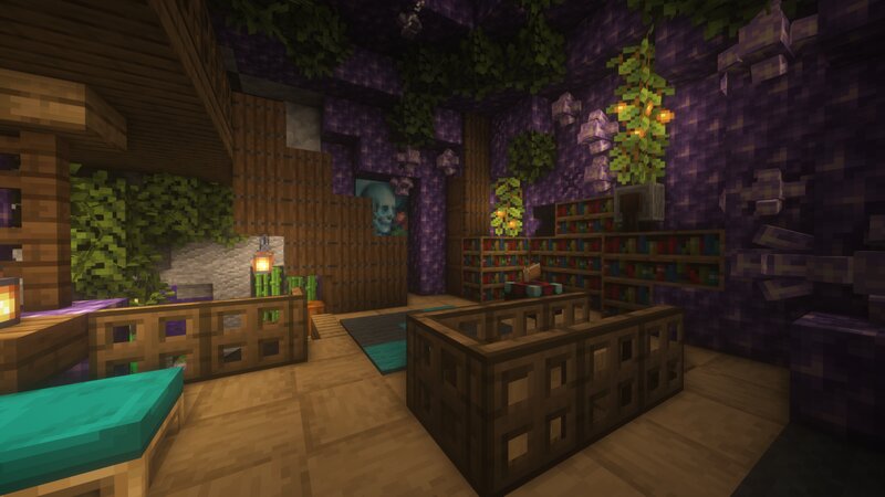 Amethyst Geode House - Creative Build Series Minecraft Map