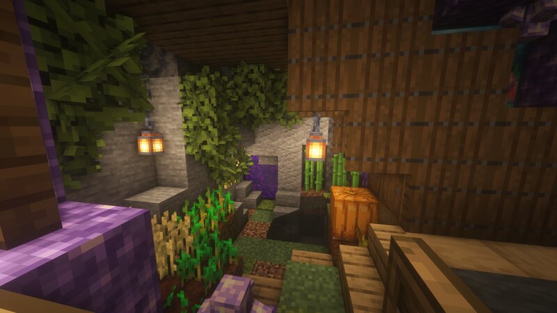 Amethyst Geode House - Creative Build Series Minecraft Map