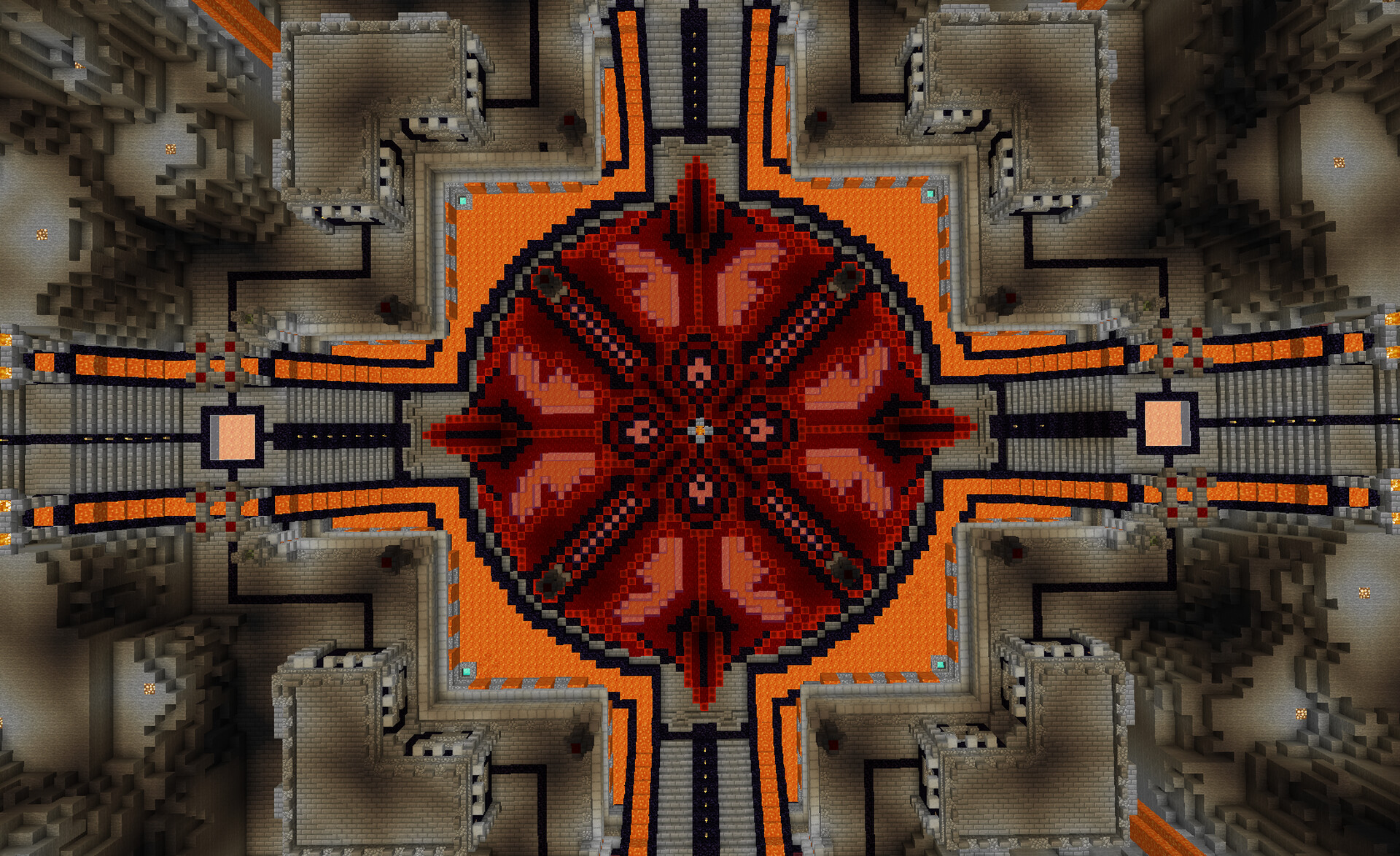 Lava Inferno Mob Arena Minecraft Map