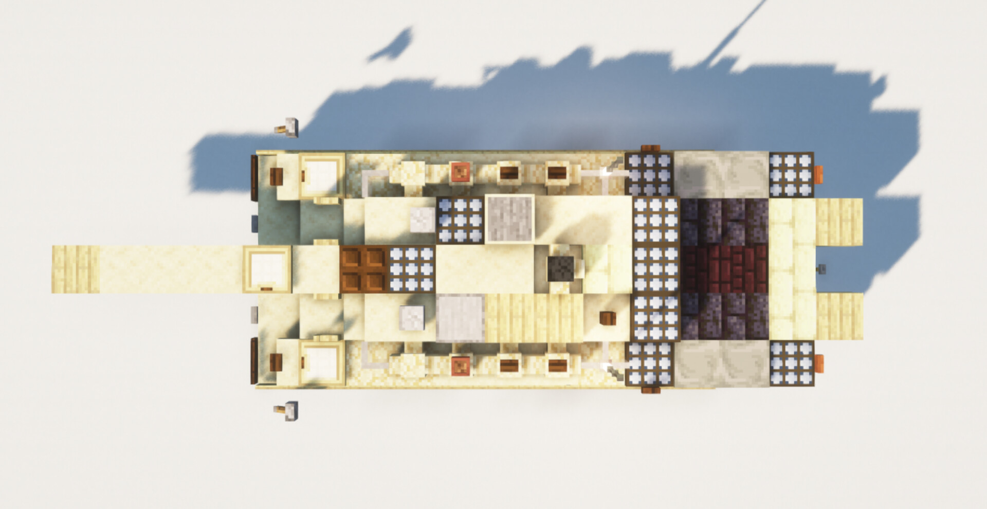 1.5:1 Scale Challenger 3 British Main Battle Tank Minecraft Map