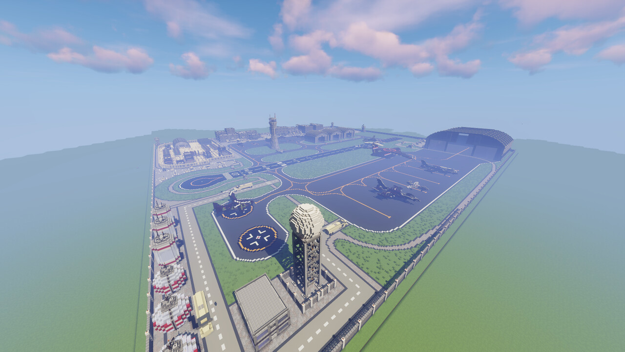 Army/Military/Air Base Java+Bedrock Minecraft Map
