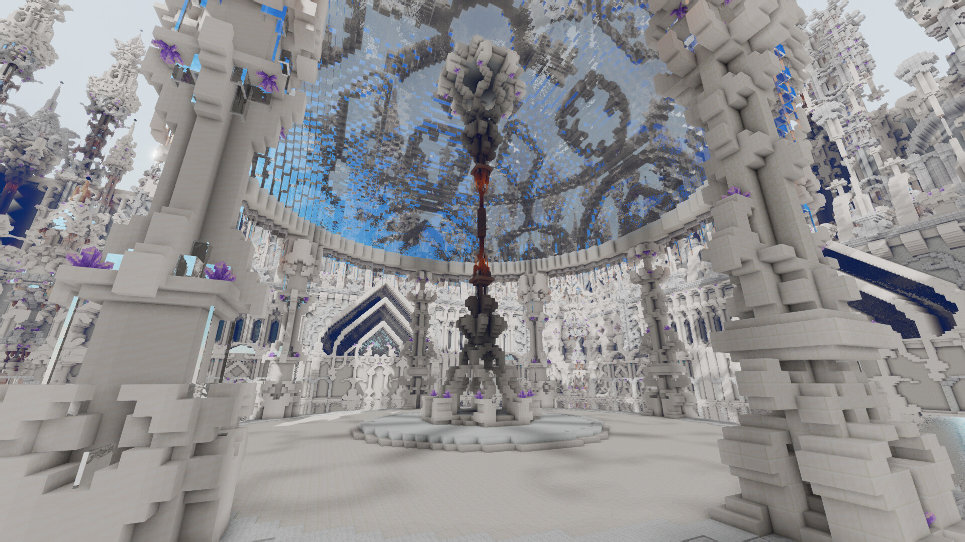 Shrine of Zeal | White Cathedral Minecraft Map