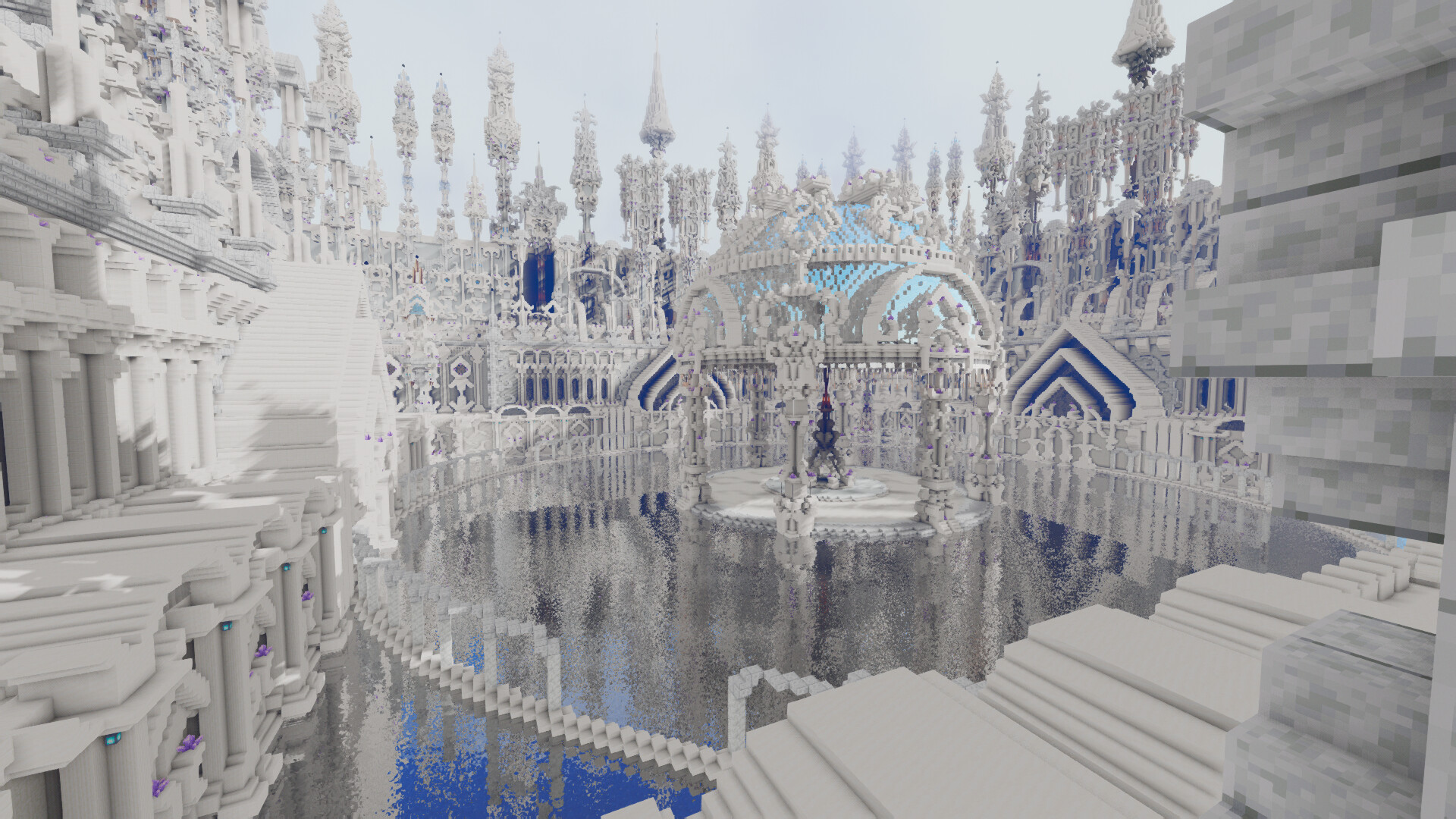Shrine of Zeal | White Cathedral Minecraft Map