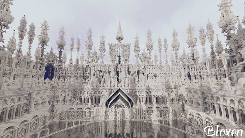 Shrine of Zeal | White Cathedral Minecraft Map