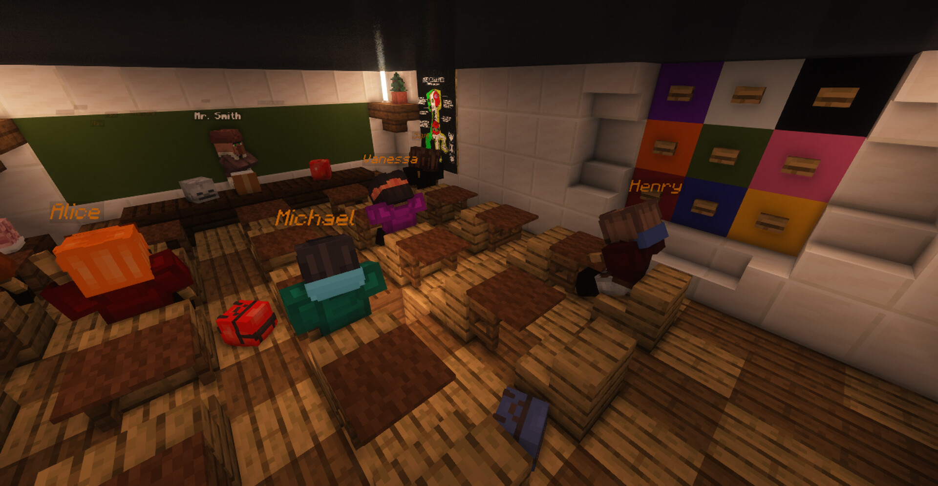 Steal & Escape: The School Minecraft Map